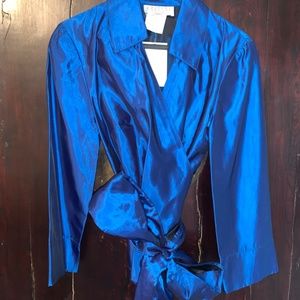 Saatchi Collection | Tops | Nwt Saatchi Montreal S Wraparound Taffeta ...
